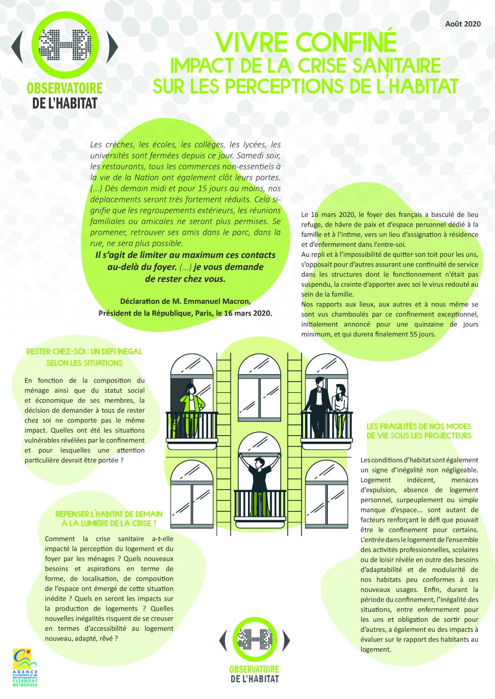 Observatoire de l’habitat - Vivre confinés – impact de la crise sanitaire de la Covid-19 - 2020 ...