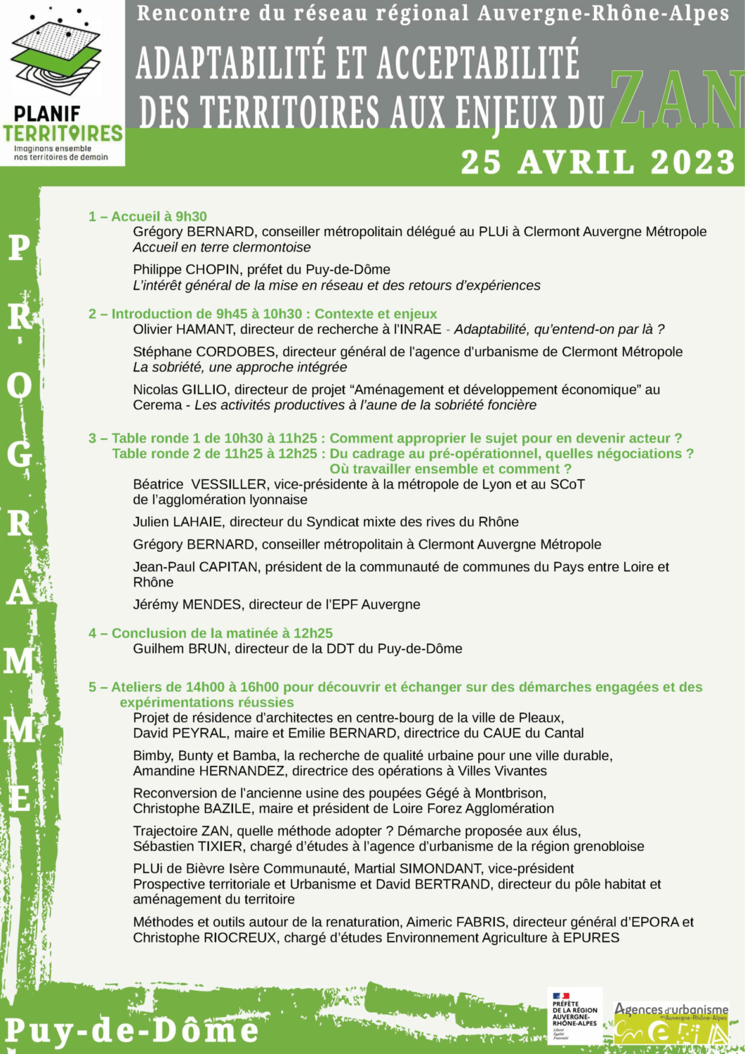Événement : l’AUCM organise le premier club régional "Planif'Territoire" 2023 sur le ZAN, le 25 ...